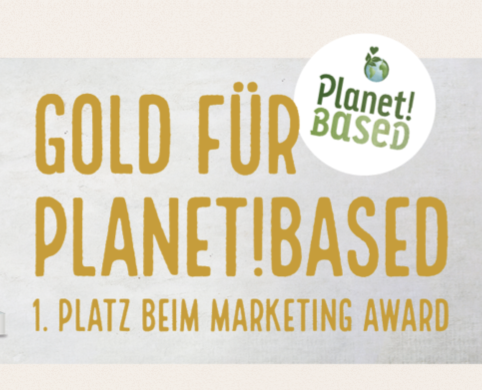 An award for Planet!Based - Dussmann Food Campus